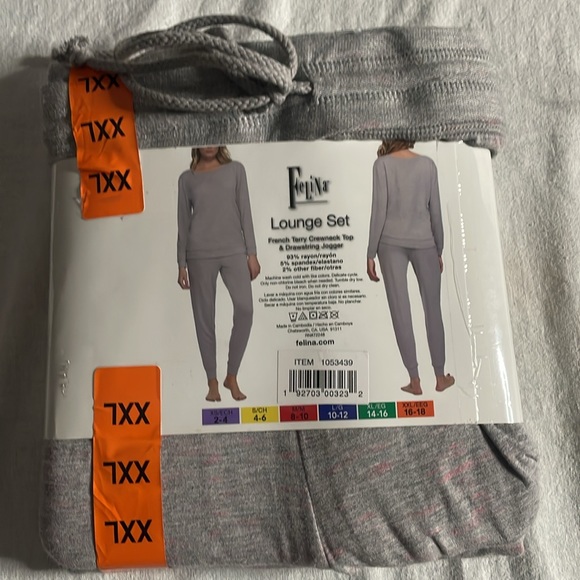 Felina | Intimates & Sleepwear | Felina 2 Pc Lounge Set French Terry ...